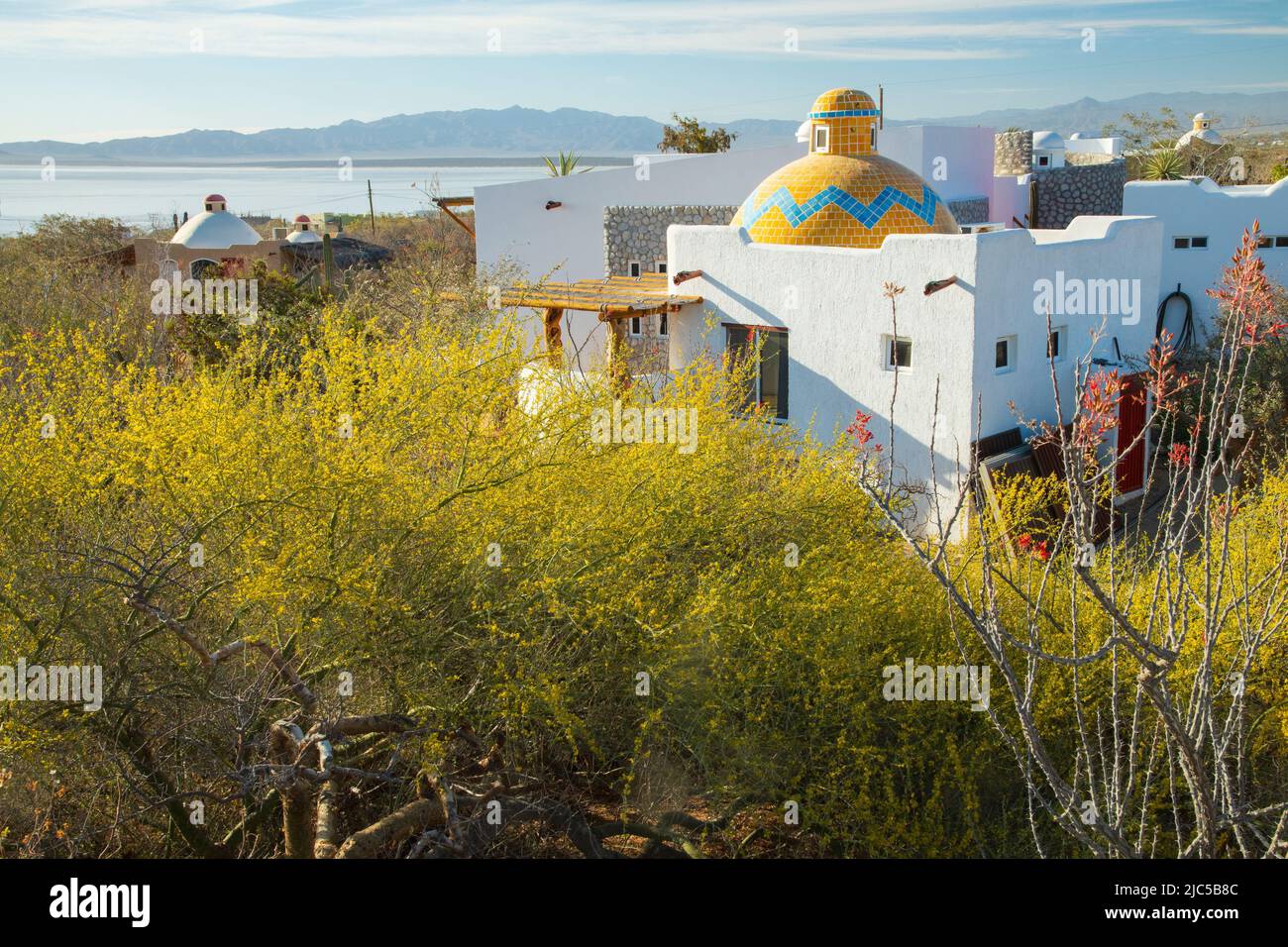Mexico, Baja California Sur, El Sargento, Rancho Sur, casita and ...