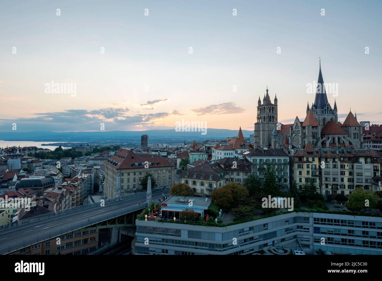 Lausanne lake cathedrale hi-res stock photography and images - Alamy