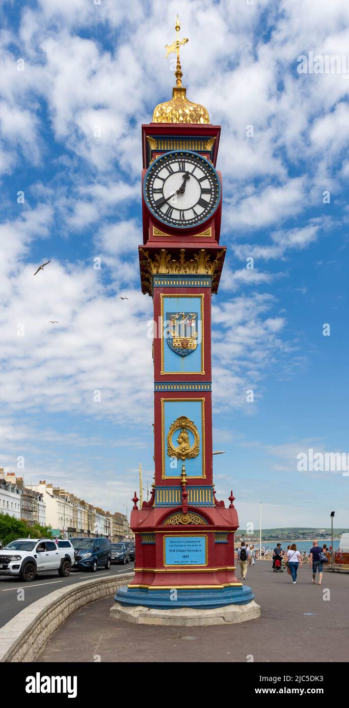 Queen Victoria Jubilee Clock Tower, Weymouth, England Stock Photo - Alamy