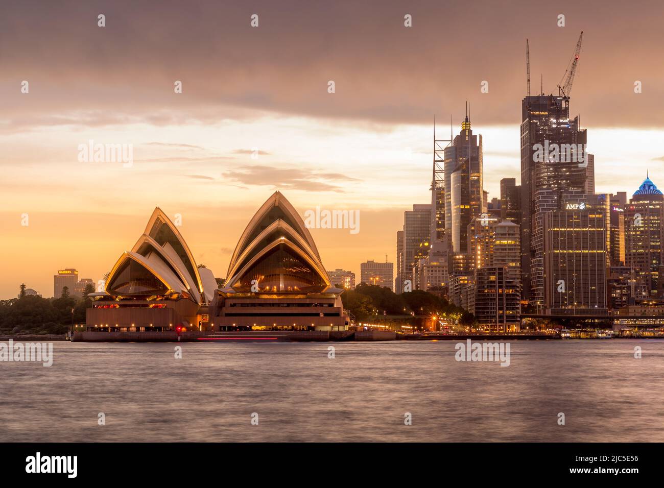 Sydney Opera House - Golden Hour - Sunset Stock Photo - Alamy