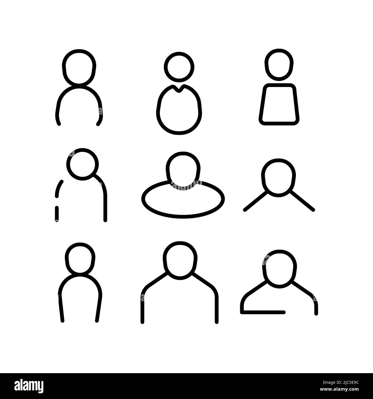 High profile logo Stock Vector Images - Alamy