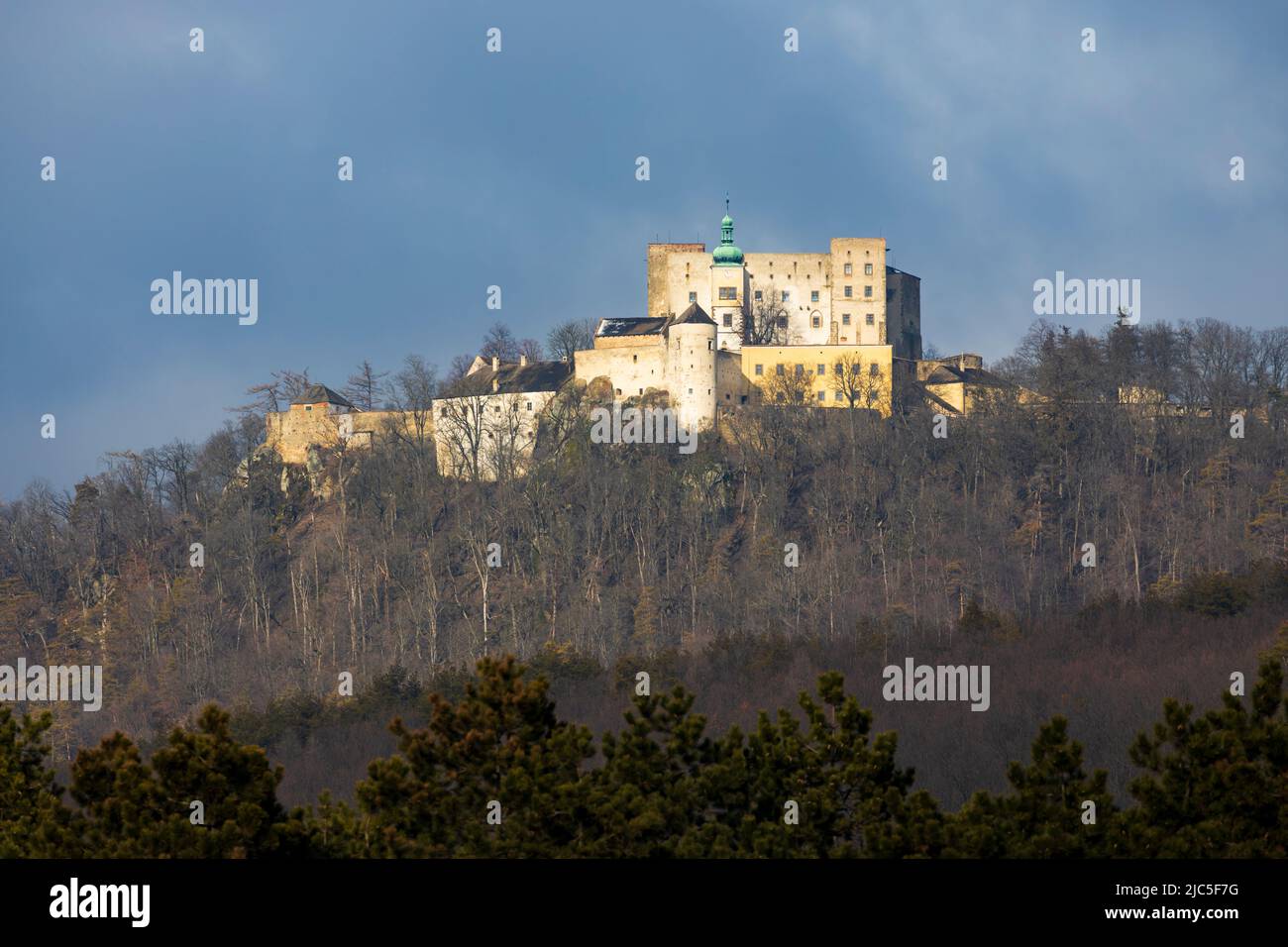 Buchlov castle in Southern Moravia, Czech Republic Stock Photo - Alamy