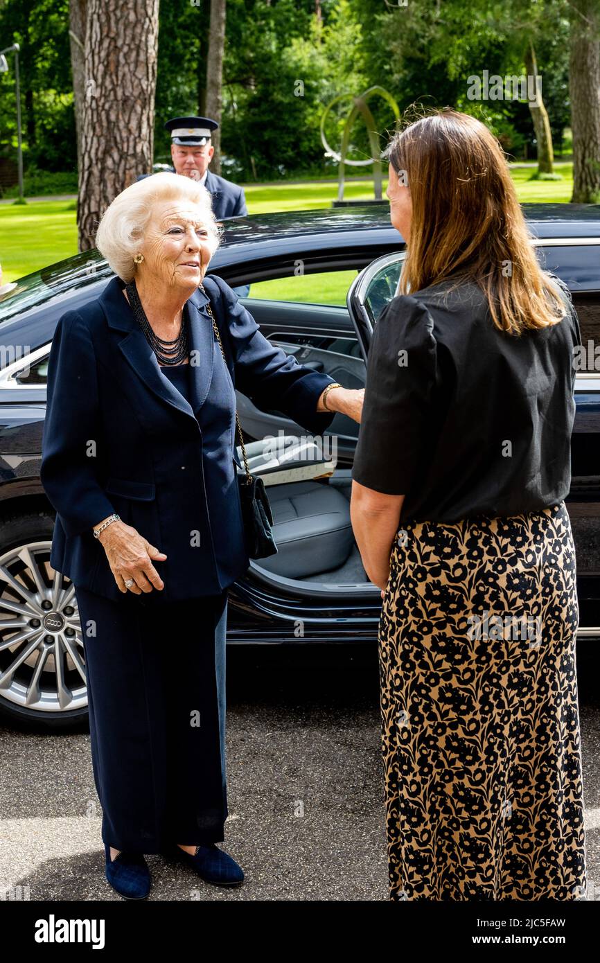 Zeist, The Netherlands. 10th June, 2022. Princess Beatrix at the ...
