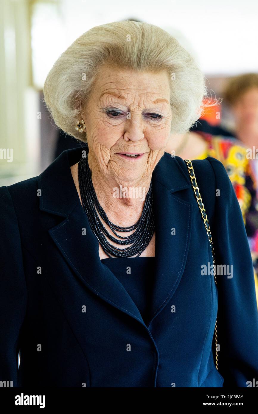 Zeist, The Netherlands. 10th June, 2022. Princess Beatrix at the ...