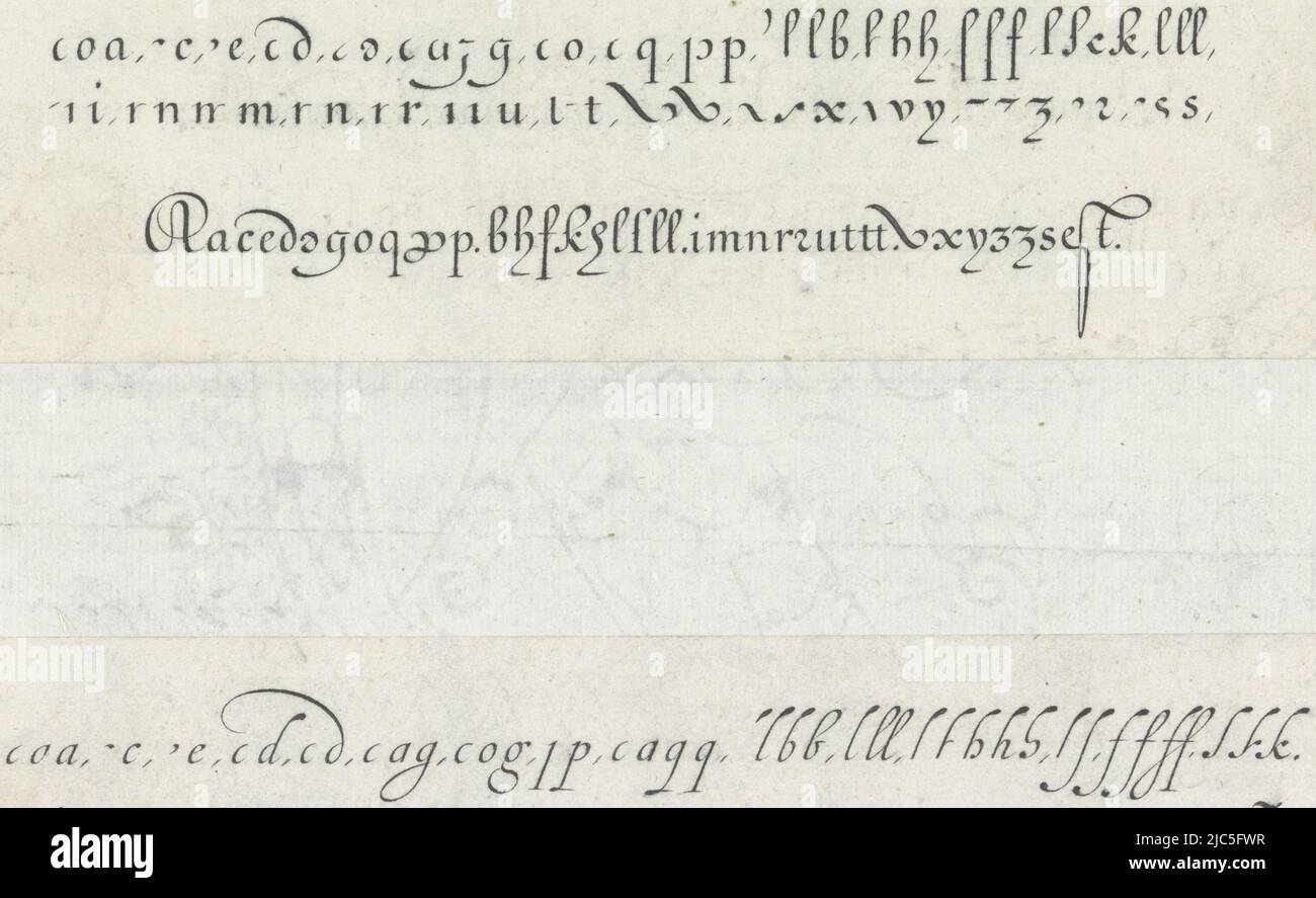 Two representations on an album leaf. These are two calligraphic ...