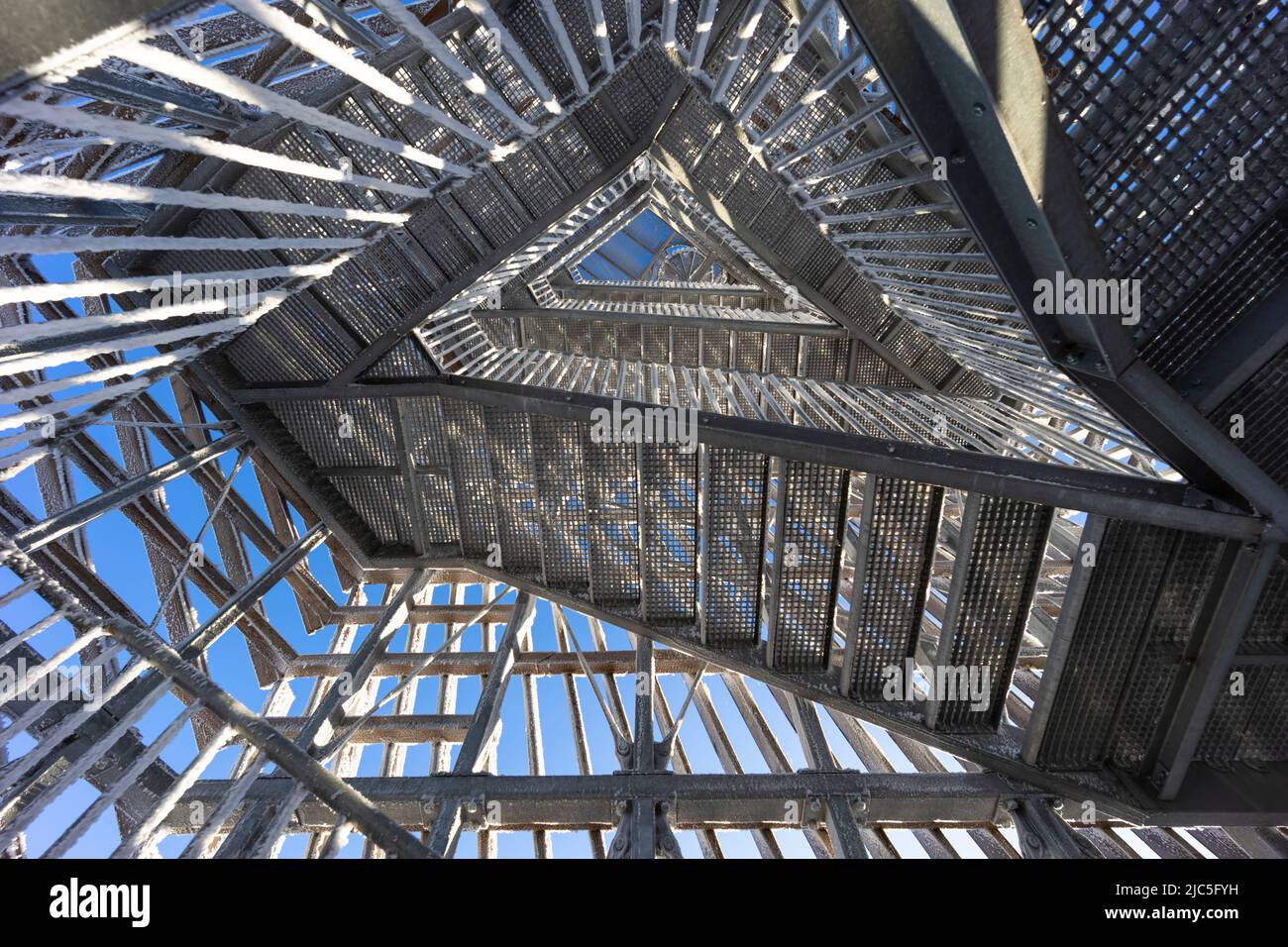 modern architecture, lookout tower, Velka Destna, Orlicke mountains ...