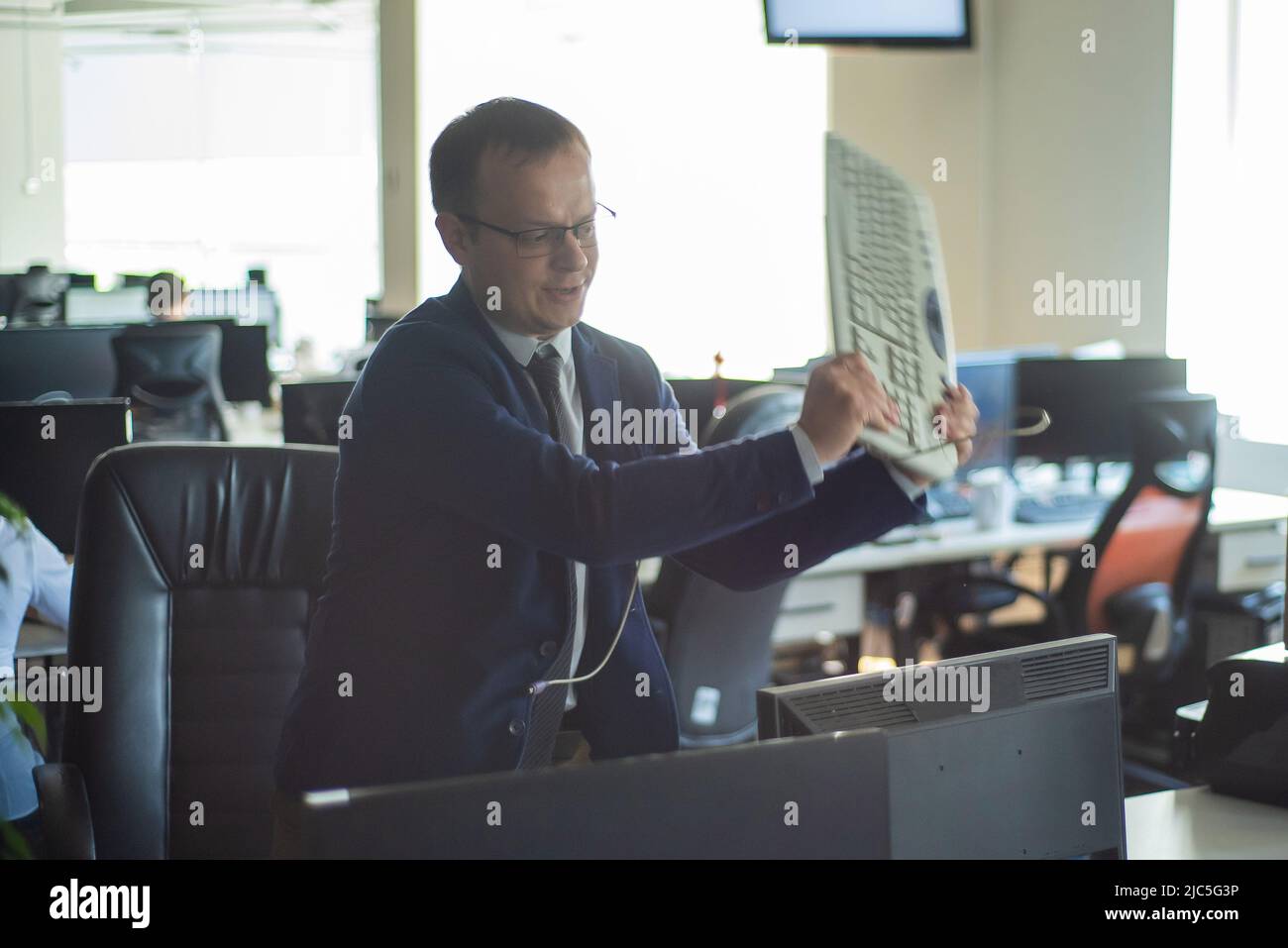 A man freaks out and gets depressed from a mistake and breaks the ...