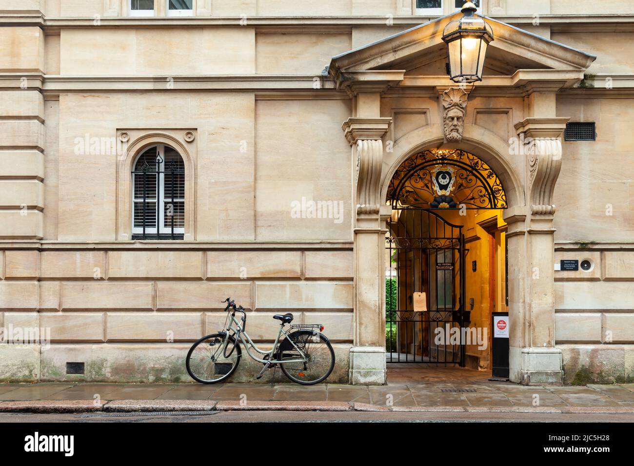 Trinity Hall Porter's Lodge in Cambridge, England Stock Photo - Alamy