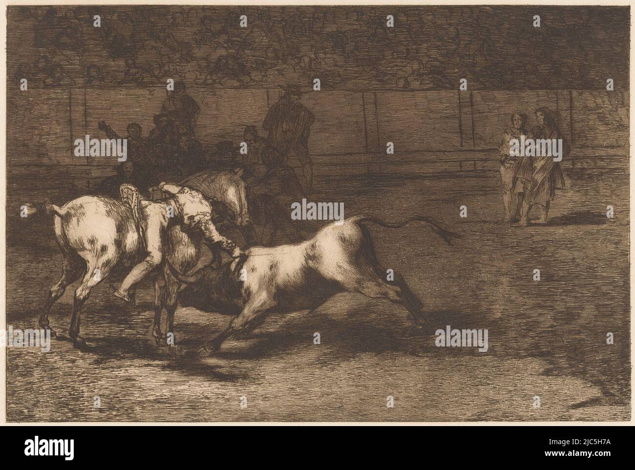 Mata el toro desde su caballo bullfighting hi-res stock photography and ...