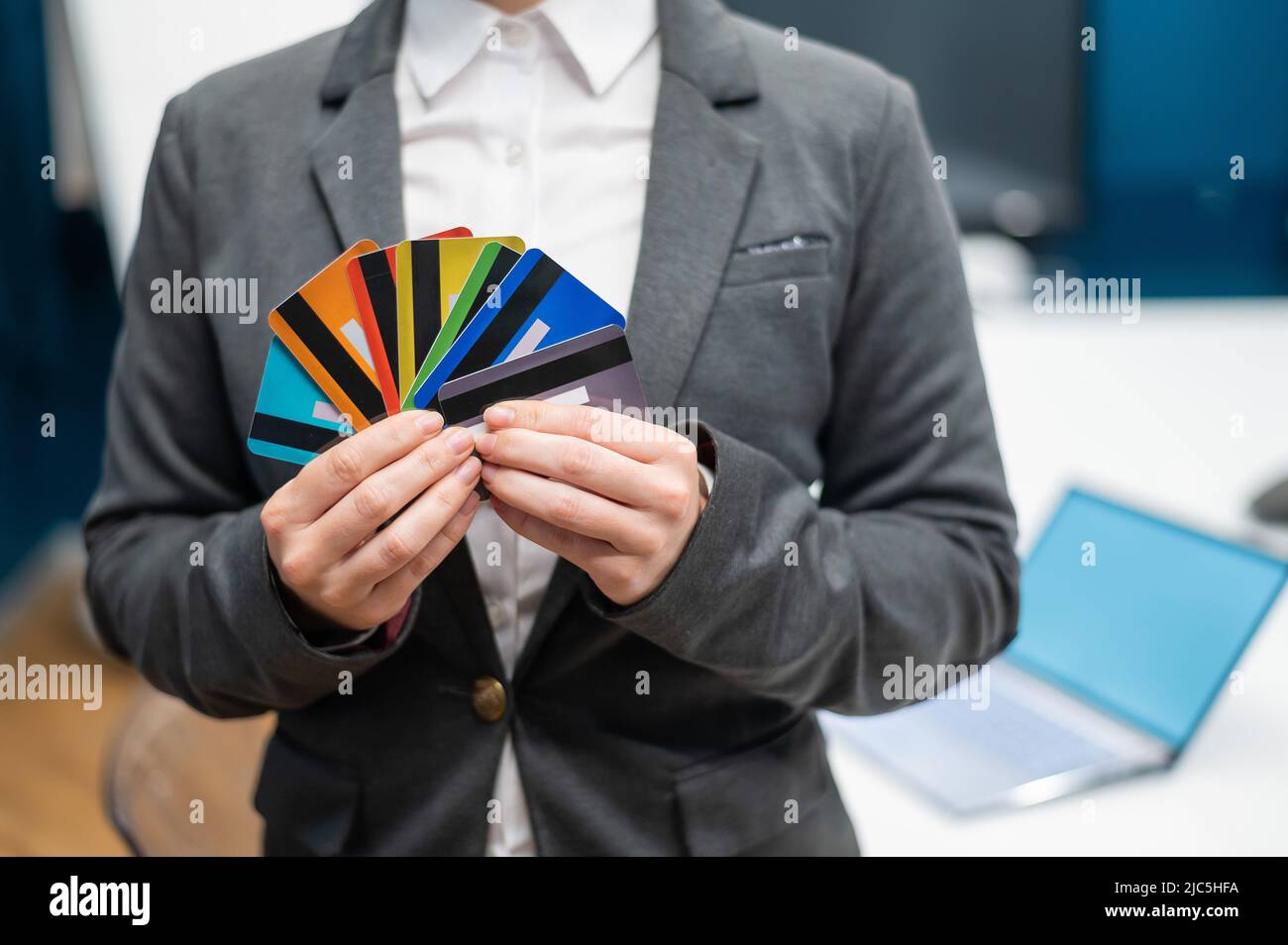 Multi colored cards hi-res stock photography and images - Alamy