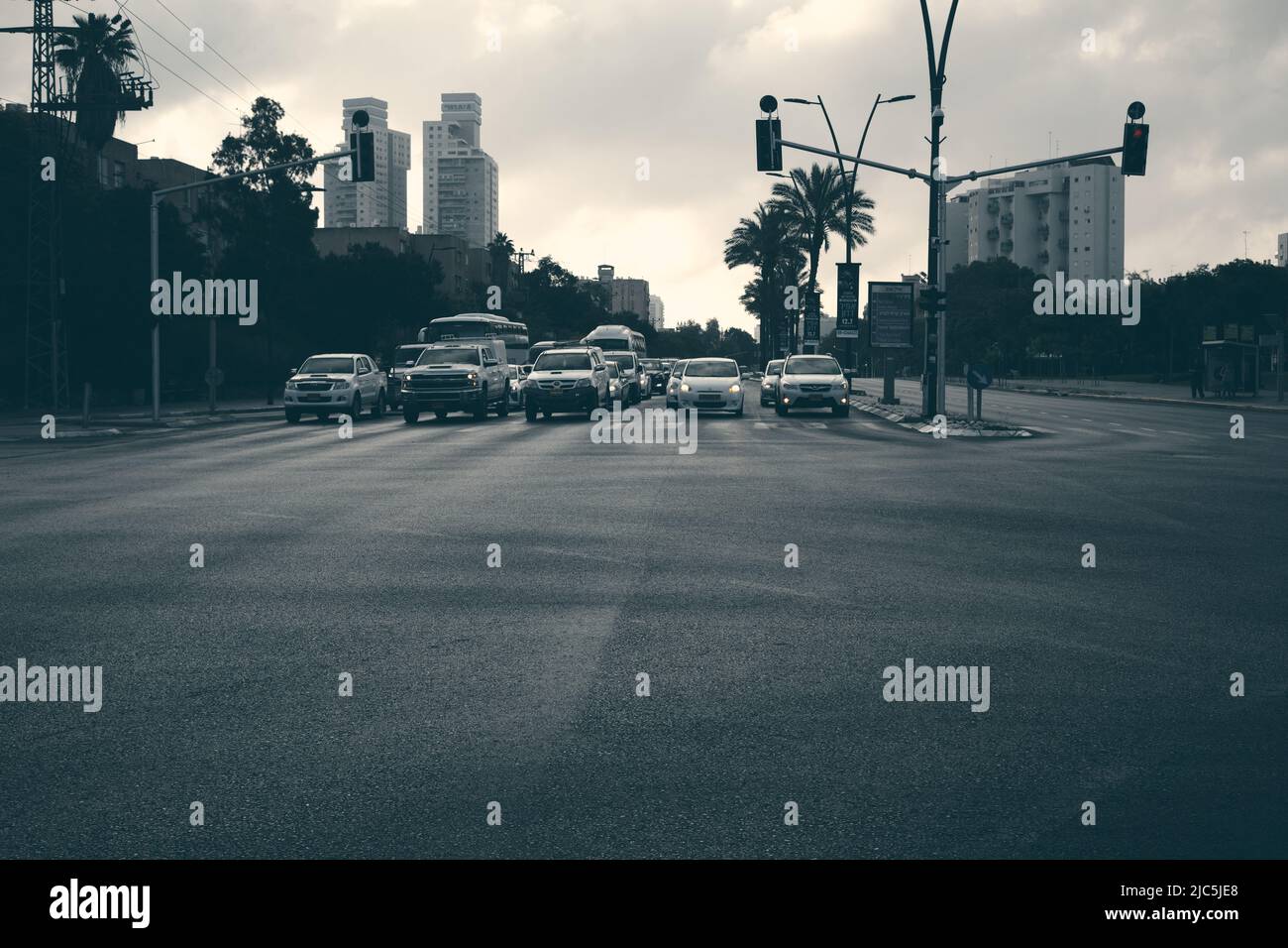 cars standing cross section Stock Photo - Alamy