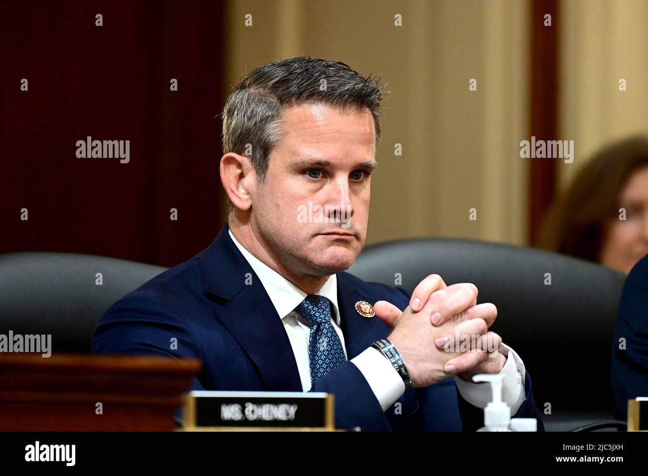 United States Representative Adam Kinzinger (Republican of Illinois) a ...