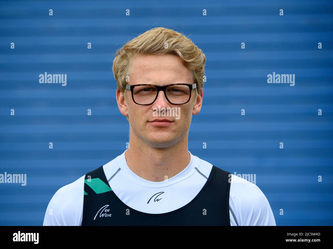 Malte GROSSMANN rowing, presentation Germany eighth, on June 9th, 2022 ...