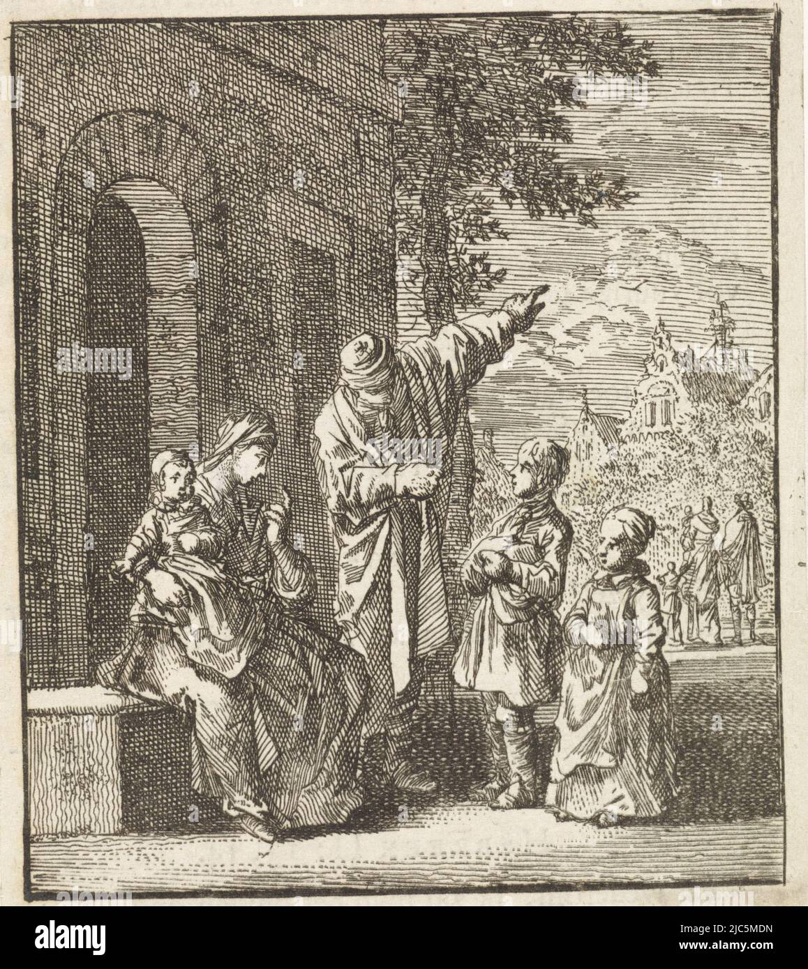 Father warns two children hi-res stock photography and images - Alamy