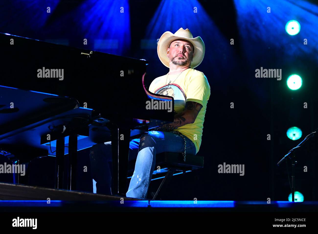 09 June 2022 Nashville Tennessee Jason Aldean 2022 Cma Fest
