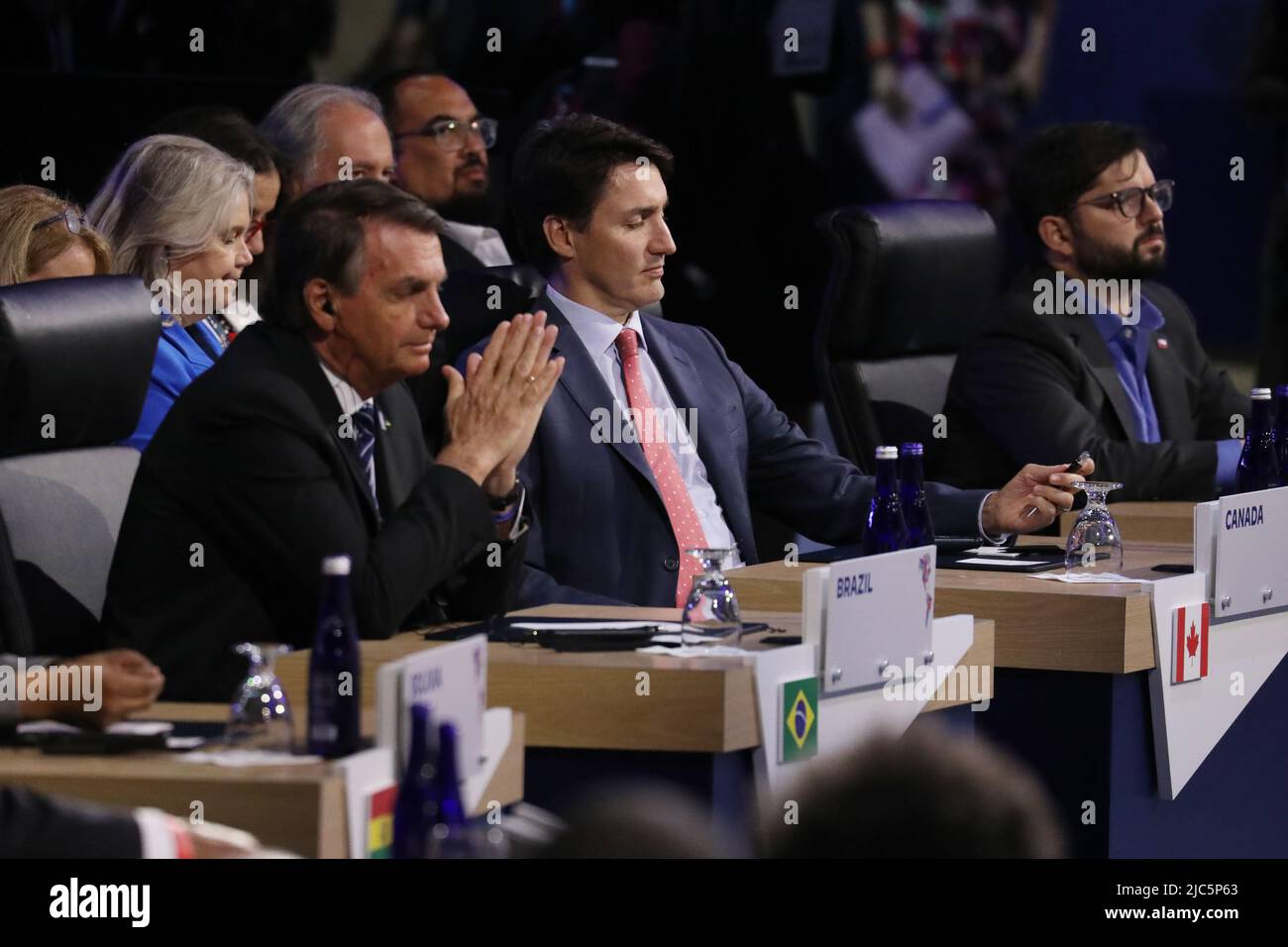Brazilian President Jair Bolsonaro and Canadian Prime Minister Justin ...