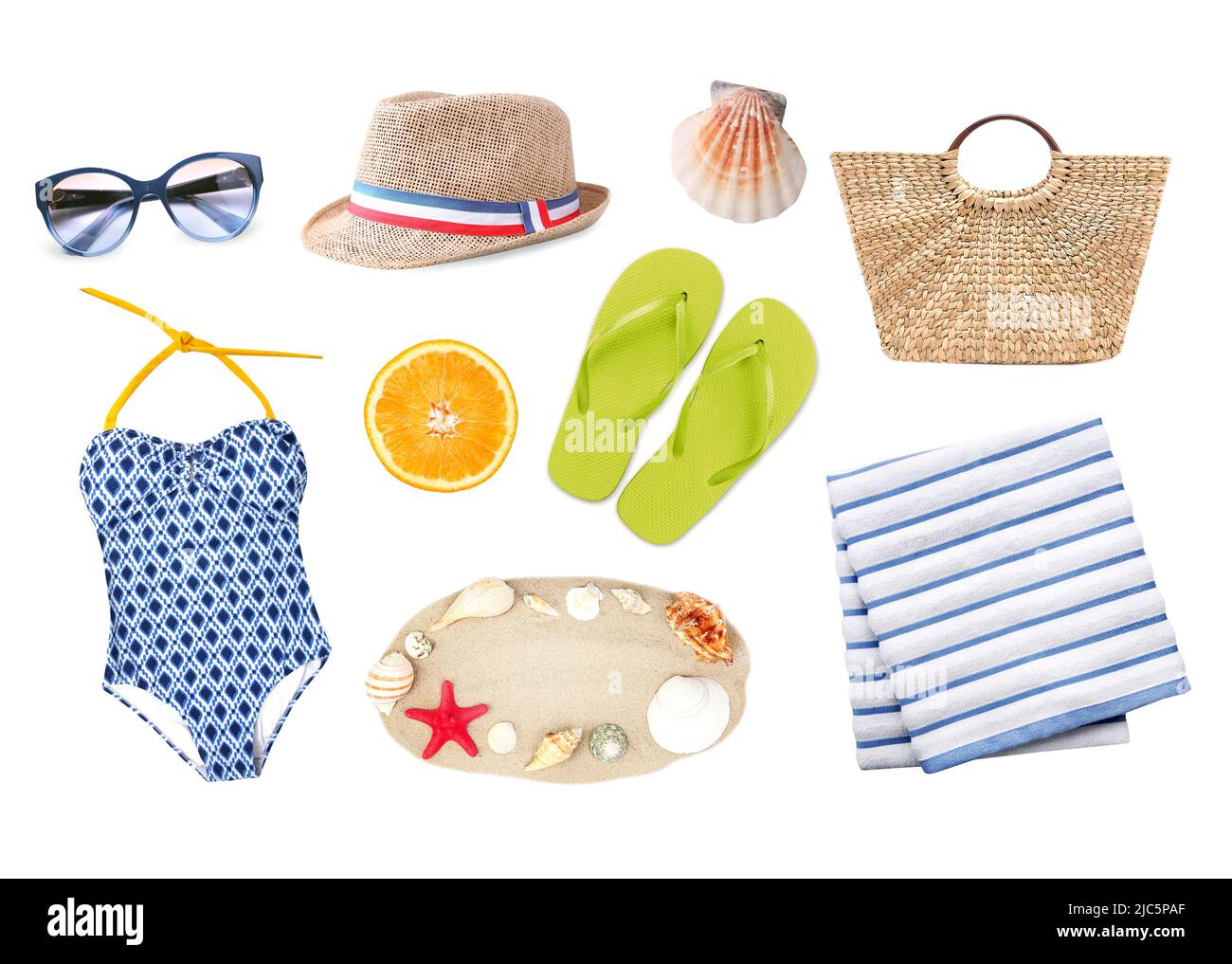 Things to do at the beach Cut Out Stock Images & Pictures - Alamy