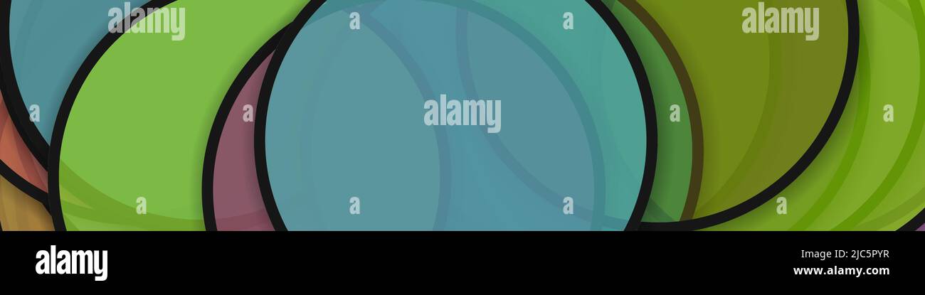 Circle shadows generative art background art illustration Stock Vector ...