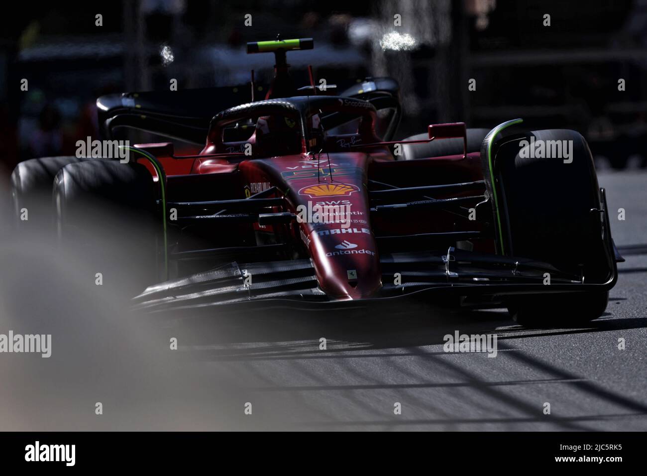 Baku, Azerbaijan. 10th June, 2022. Carlos Sainz Jr (ESP) Ferrari F1-75 ...