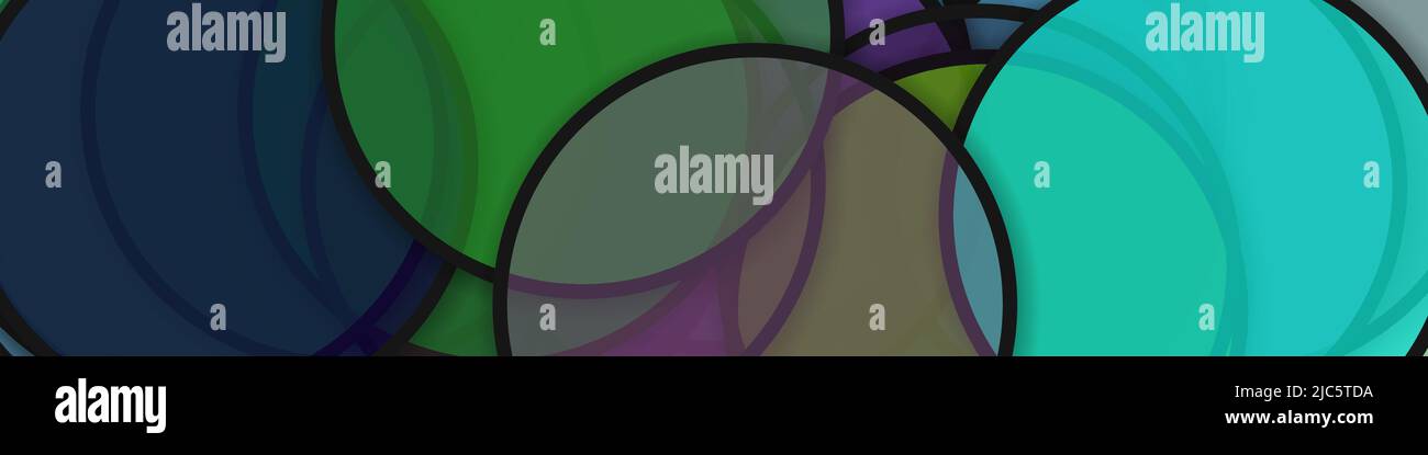 Circle shadows generative art background art illustration Stock Vector ...