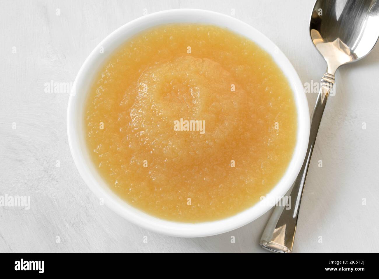 Applesauce in a Bowl Stock Photo - Alamy