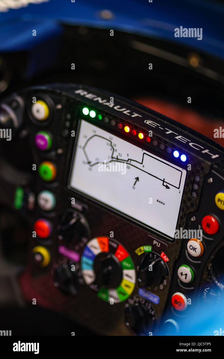 Alpine f1 steering wheel hi-res stock photography and images - Alamy