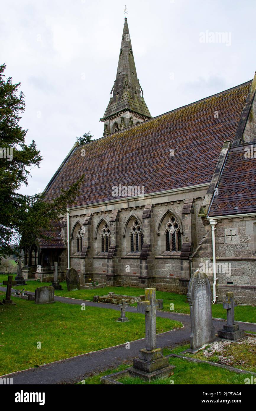 St John church Marchington Woodlands Staffordshire Stock Photo - Alamy