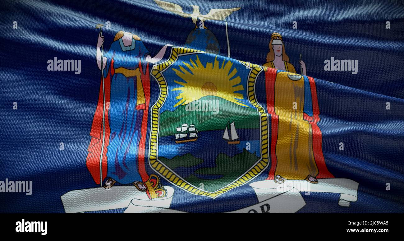 New York state flag background illustration, USA symbol backdrop Stock ...