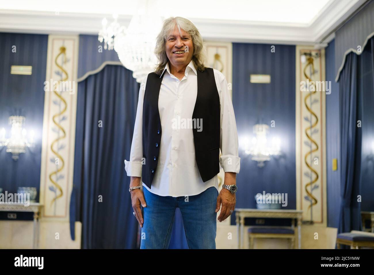The singer Jose Merce, poses during the portrait session at the royal ...
