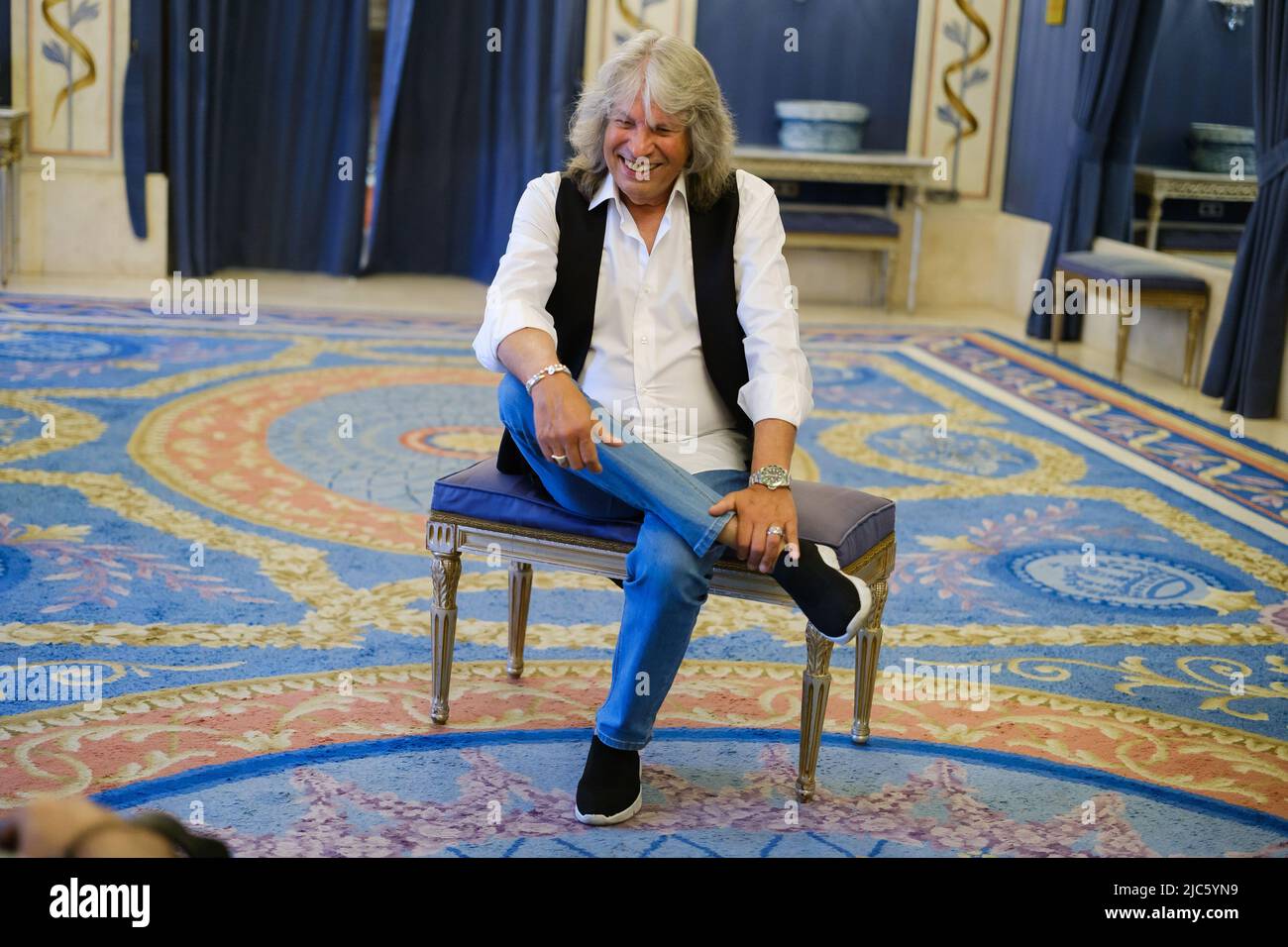 The singer Jose Merce, poses during the portrait session at the royal ...