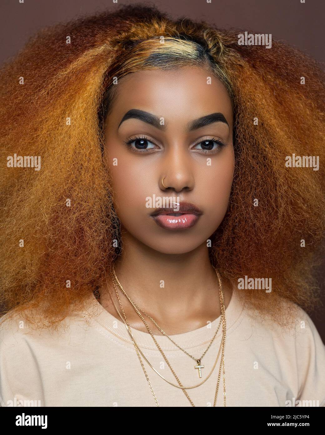 beauty portraits of young beautiful model Stock Photo - Alamy