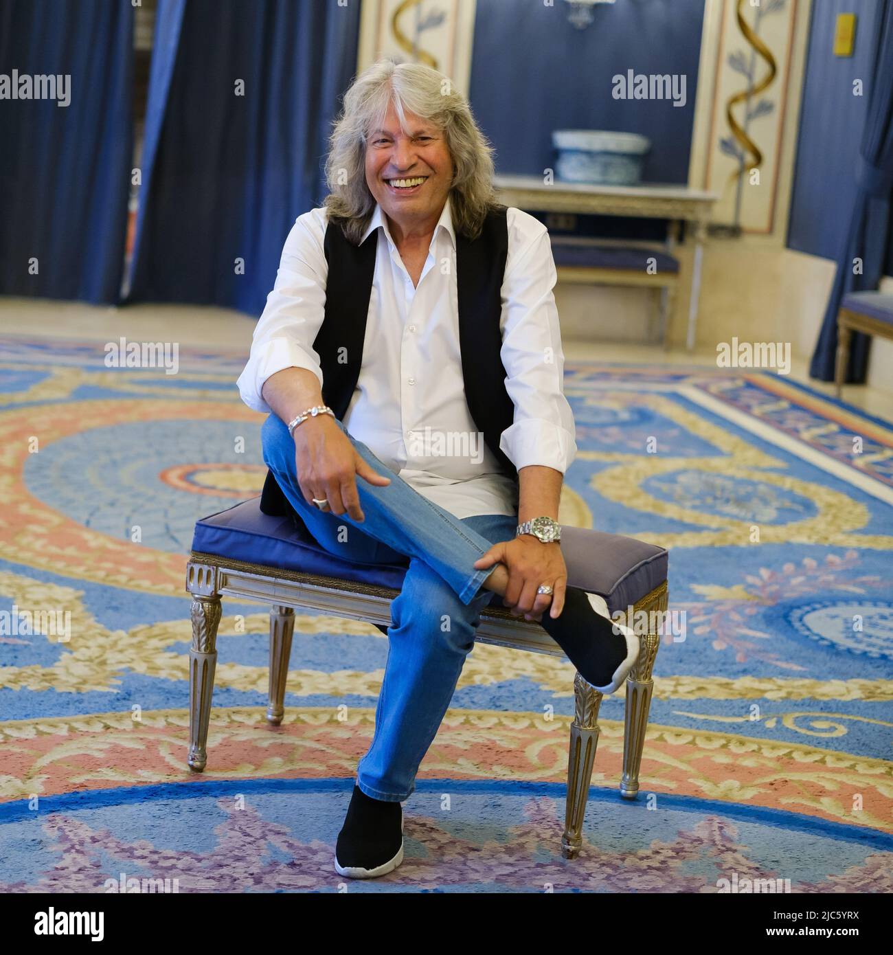 The singer Jose Merce, poses during the portrait session at the royal ...