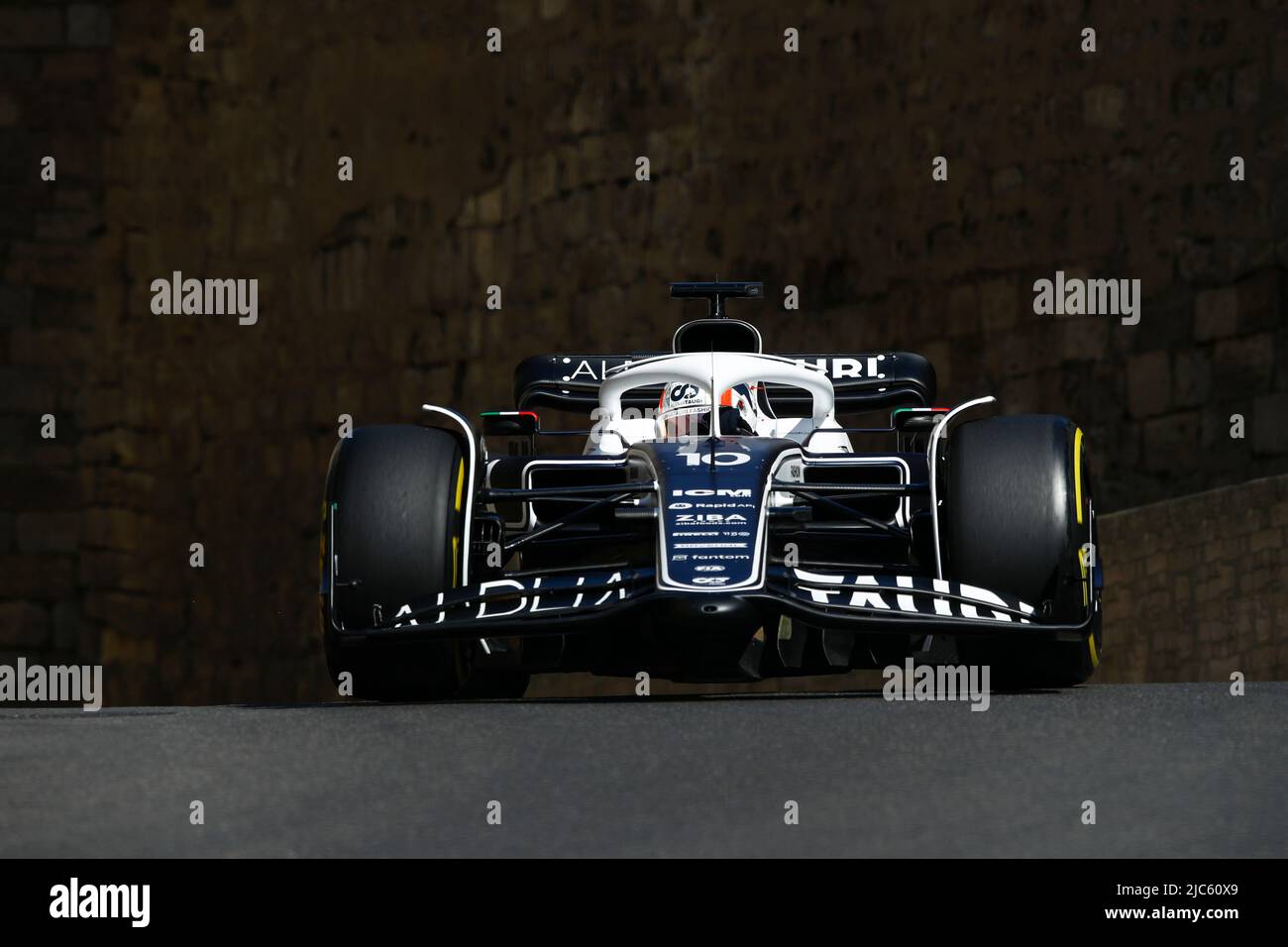 Baku, Azerbaijan. 10th June, 2022. 10 GASLY Pierre (fra), Scuderia AlphaTauri AT03, action ...