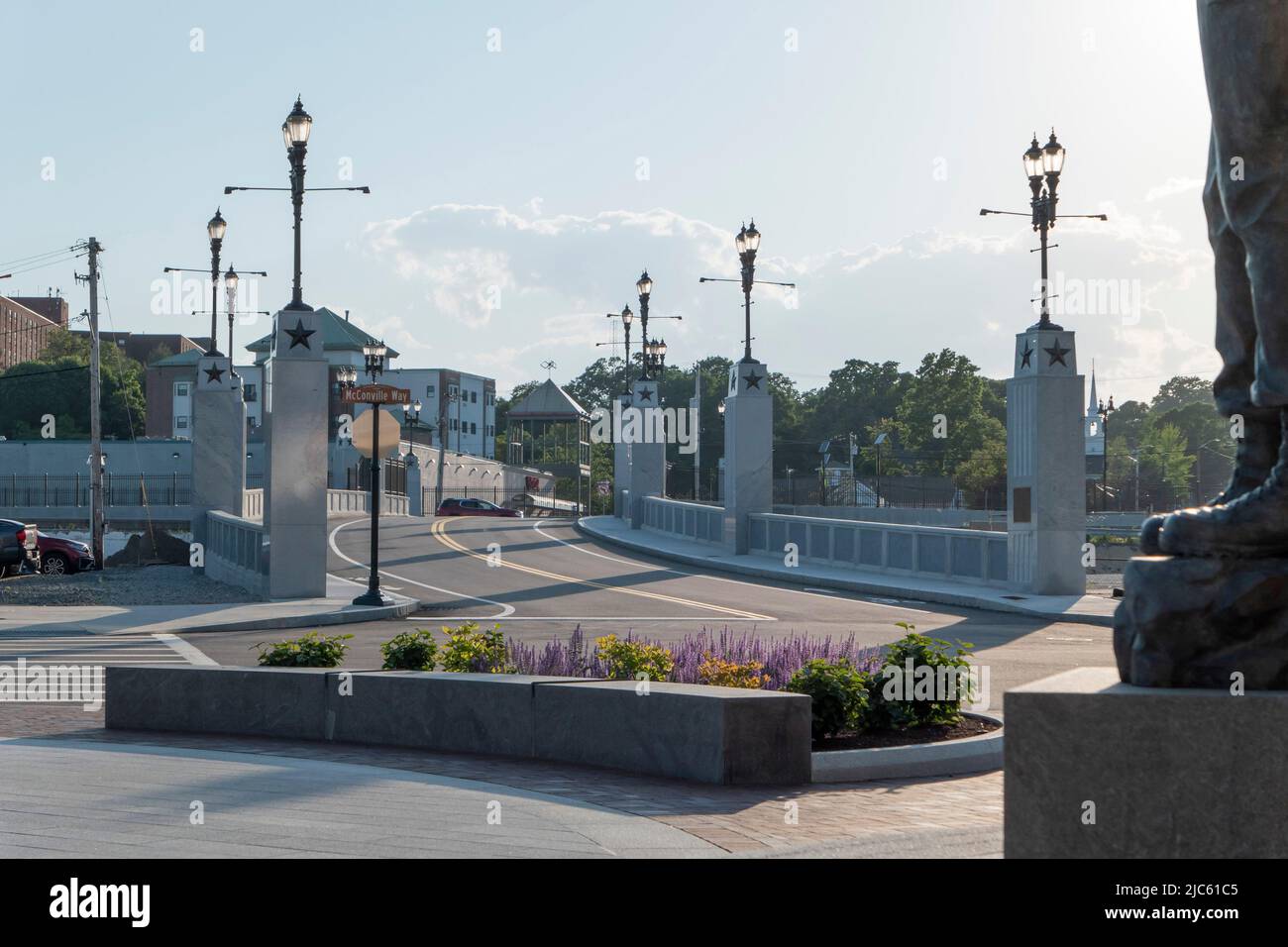Generals Bridge in Quincy Massachusetts viewed from Generals Park Stock Photo - Alamy