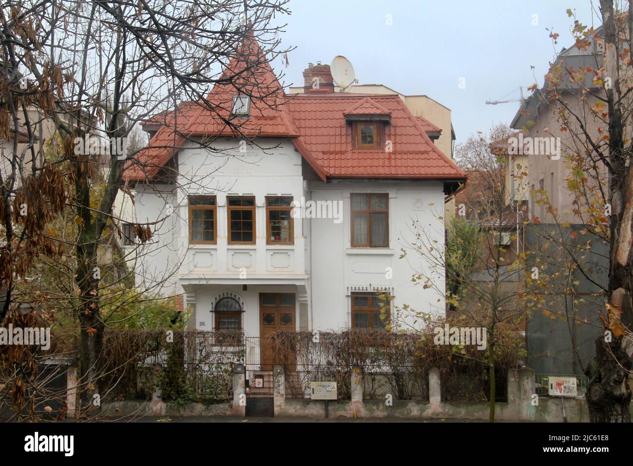 Century old house in Bucharest, Romania Stock Photo - Alamy