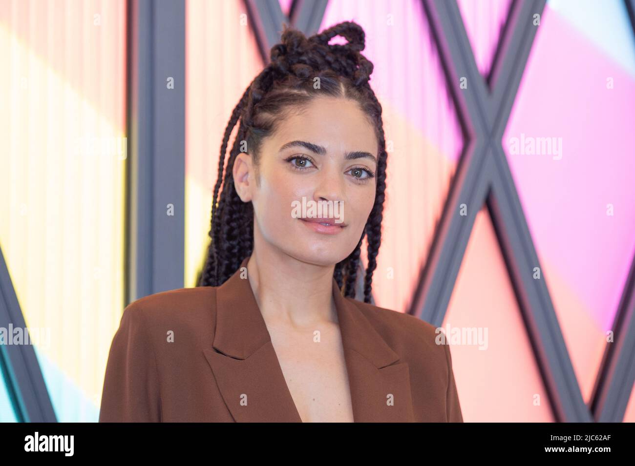 Italian singer Elodie attends the photocall in Rome for presentation of ...