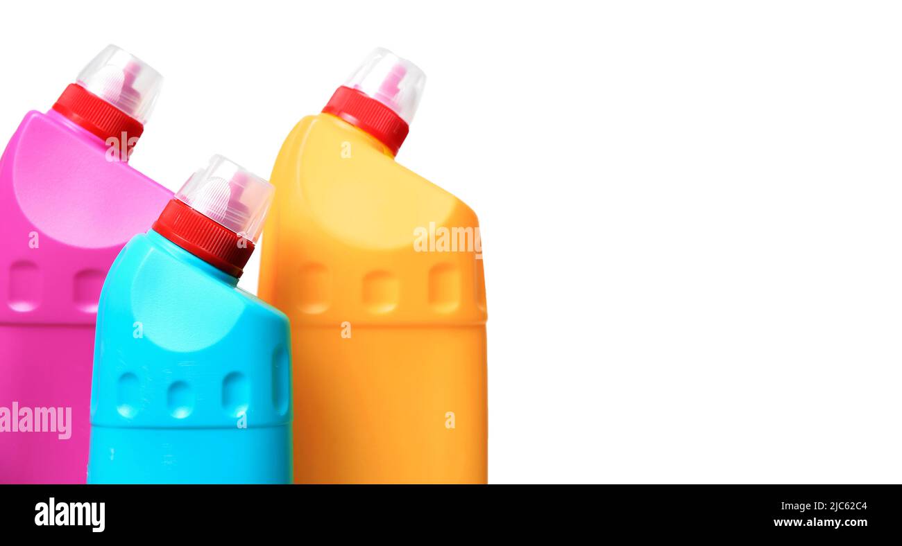 Containers for household cleaning products hi-res stock photography and ...