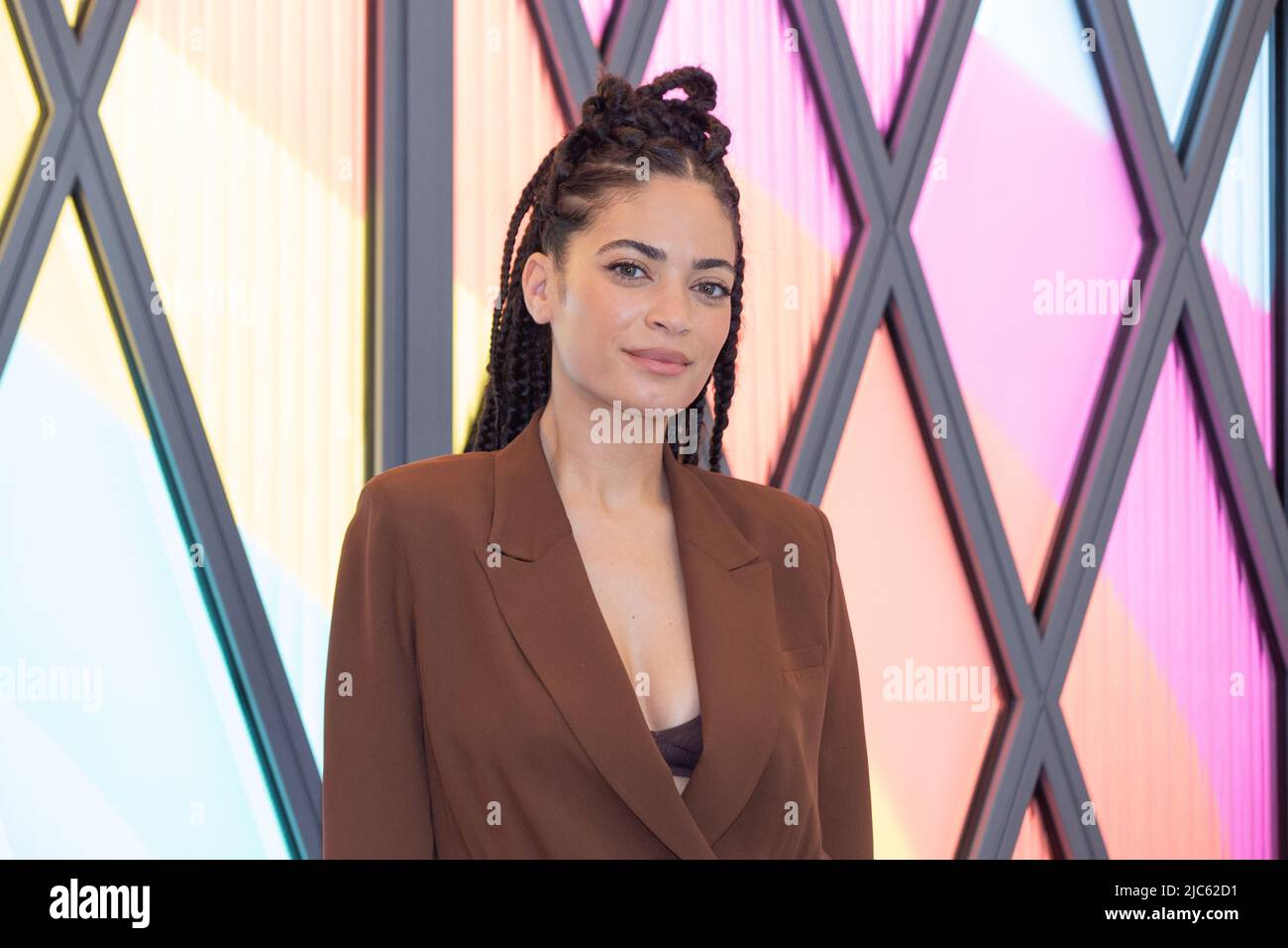 Italian singer Elodie attends the photocall in Rome for presentation of ...