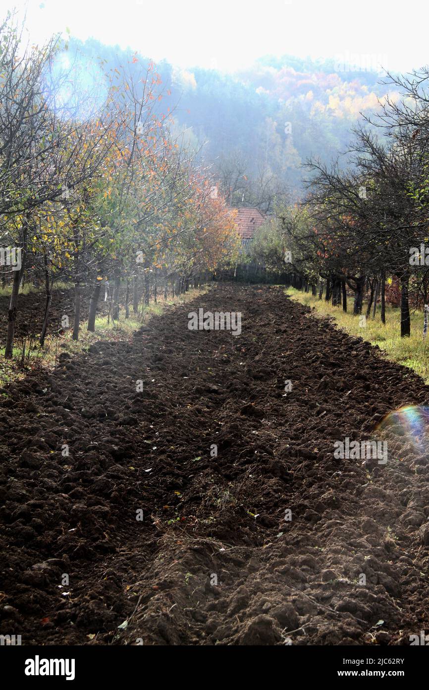 Ploughed strip of land hi-res stock photography and images - Alamy