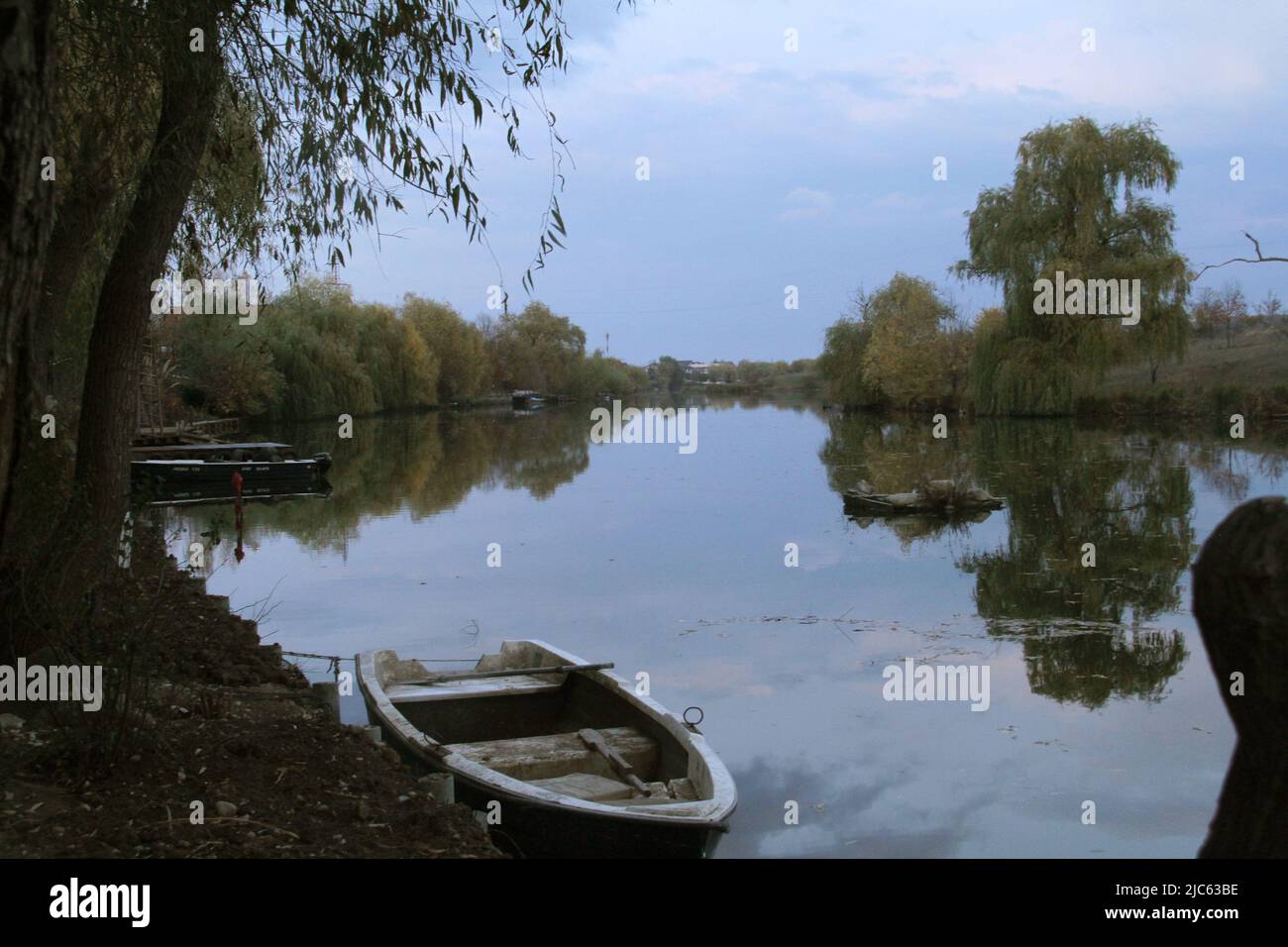 Lake Corbeanca in Ilfov County, Romania Stock Photo - Alamy