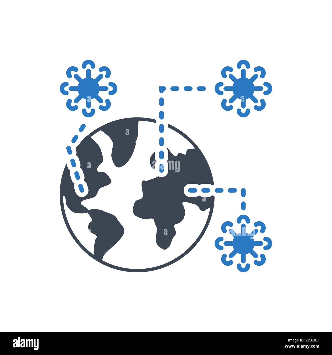 Pandemia global Cut Out Stock Images & Pictures - Alamy