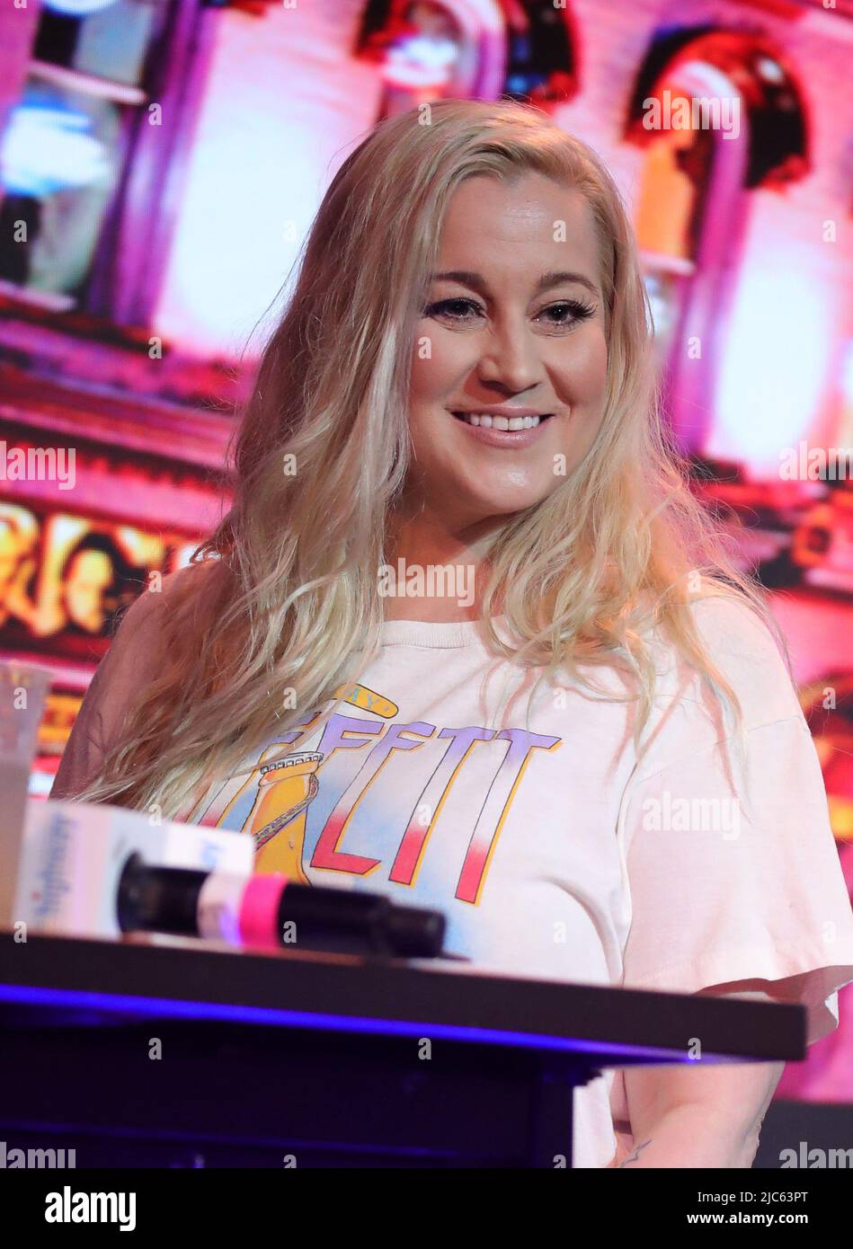Nashville, TN, USA. 9th June, 2022. Kellie Pickler on stage for CMA ...