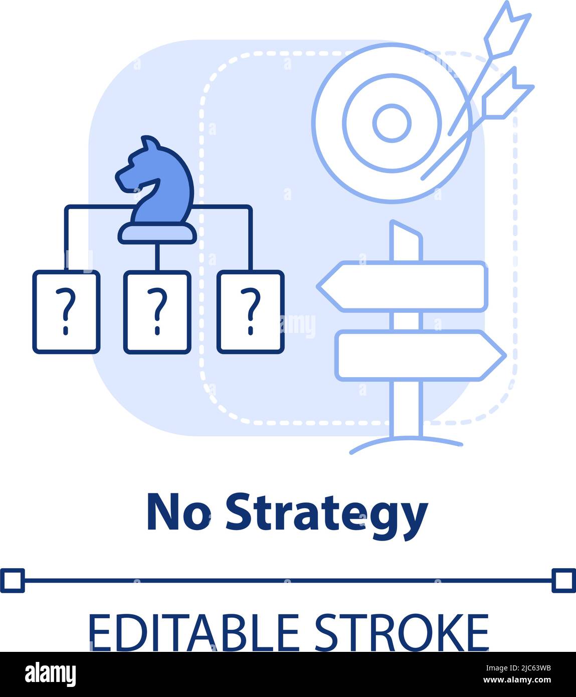 No strategy light blue concept icon Stock Vector Image & Art - Alamy