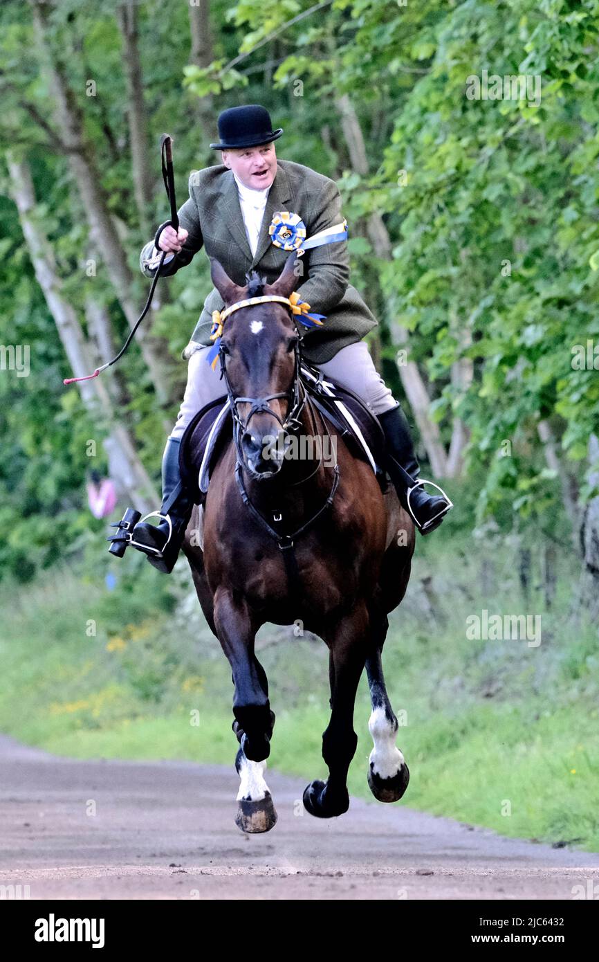 Hawick, UK. , . 2022 Hawick Common Riding Acting Father, Alan Brown ...
