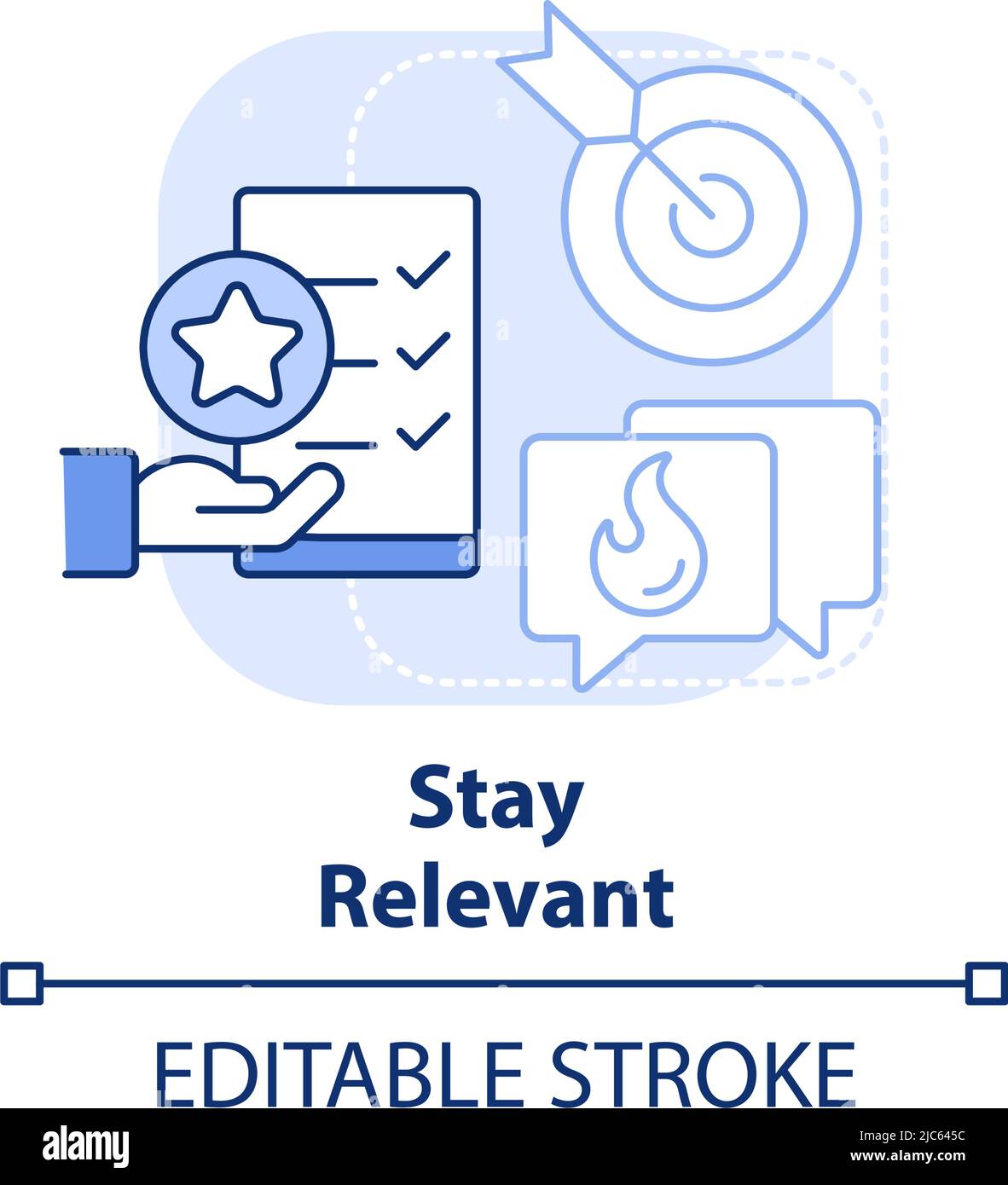 Stay relevant concept hi-res stock photography and images - Alamy