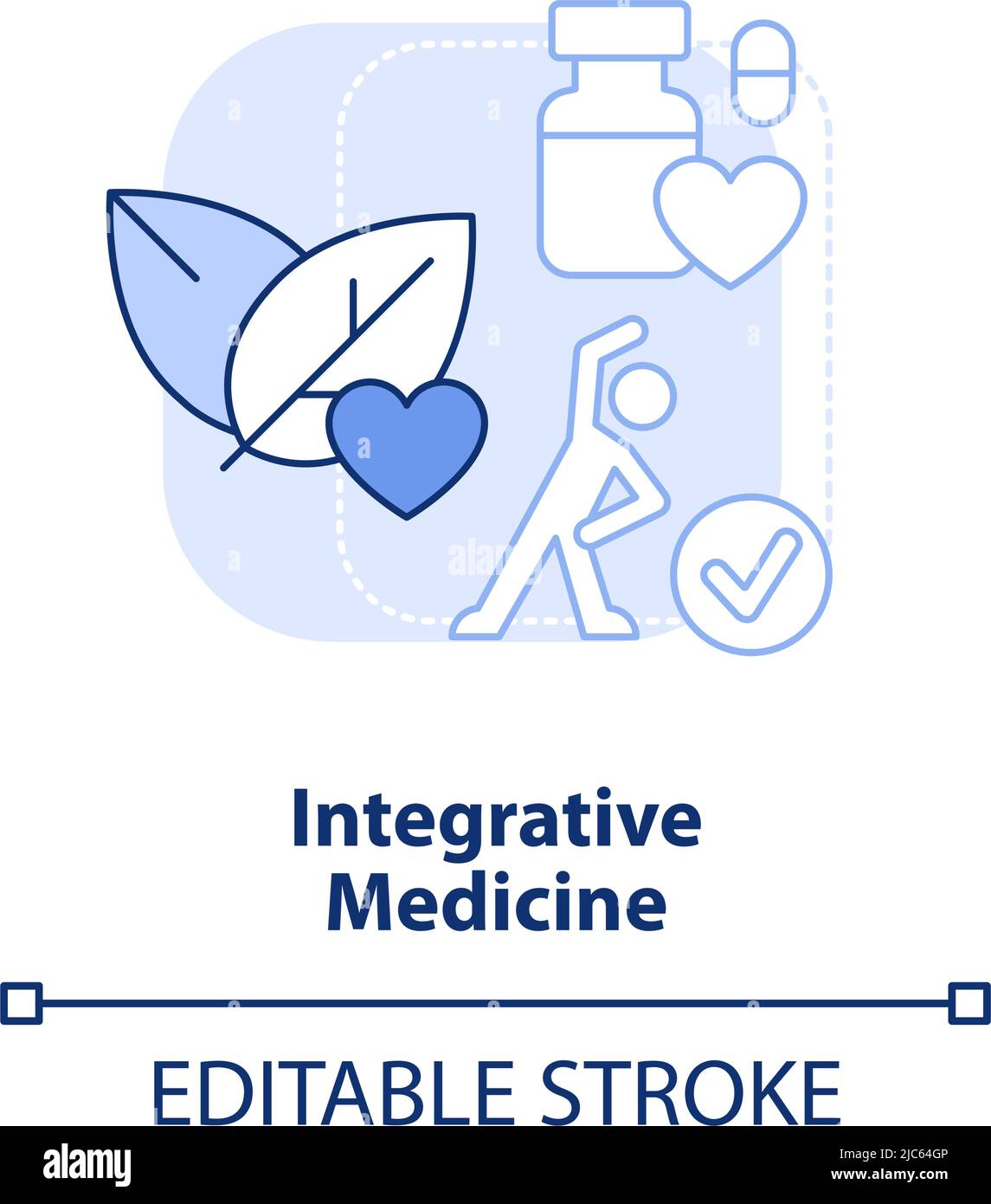 Integrative health Stock Vector Images - Alamy