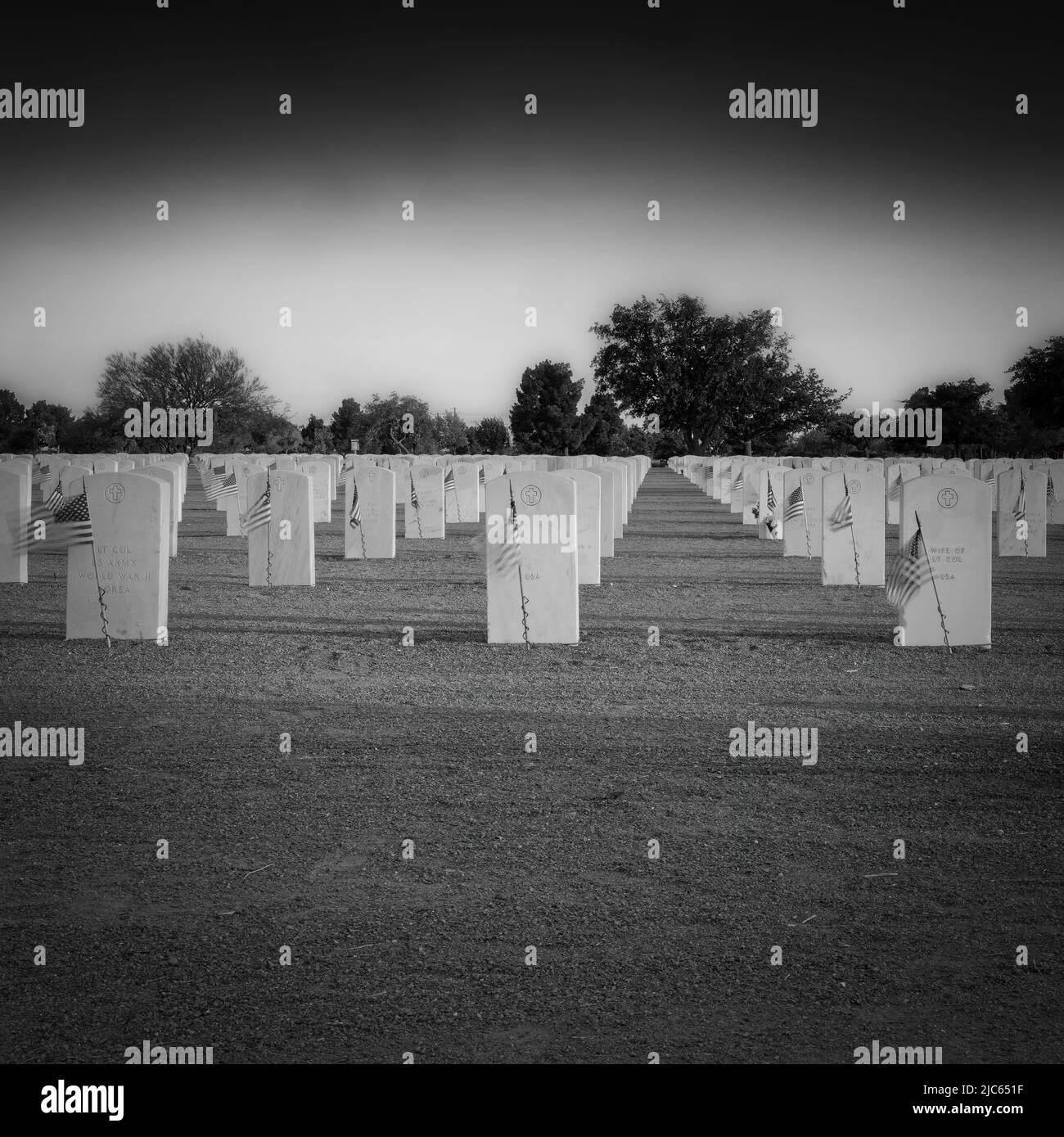 A windy evening, the night before Memorial Day, at a west Texas ...