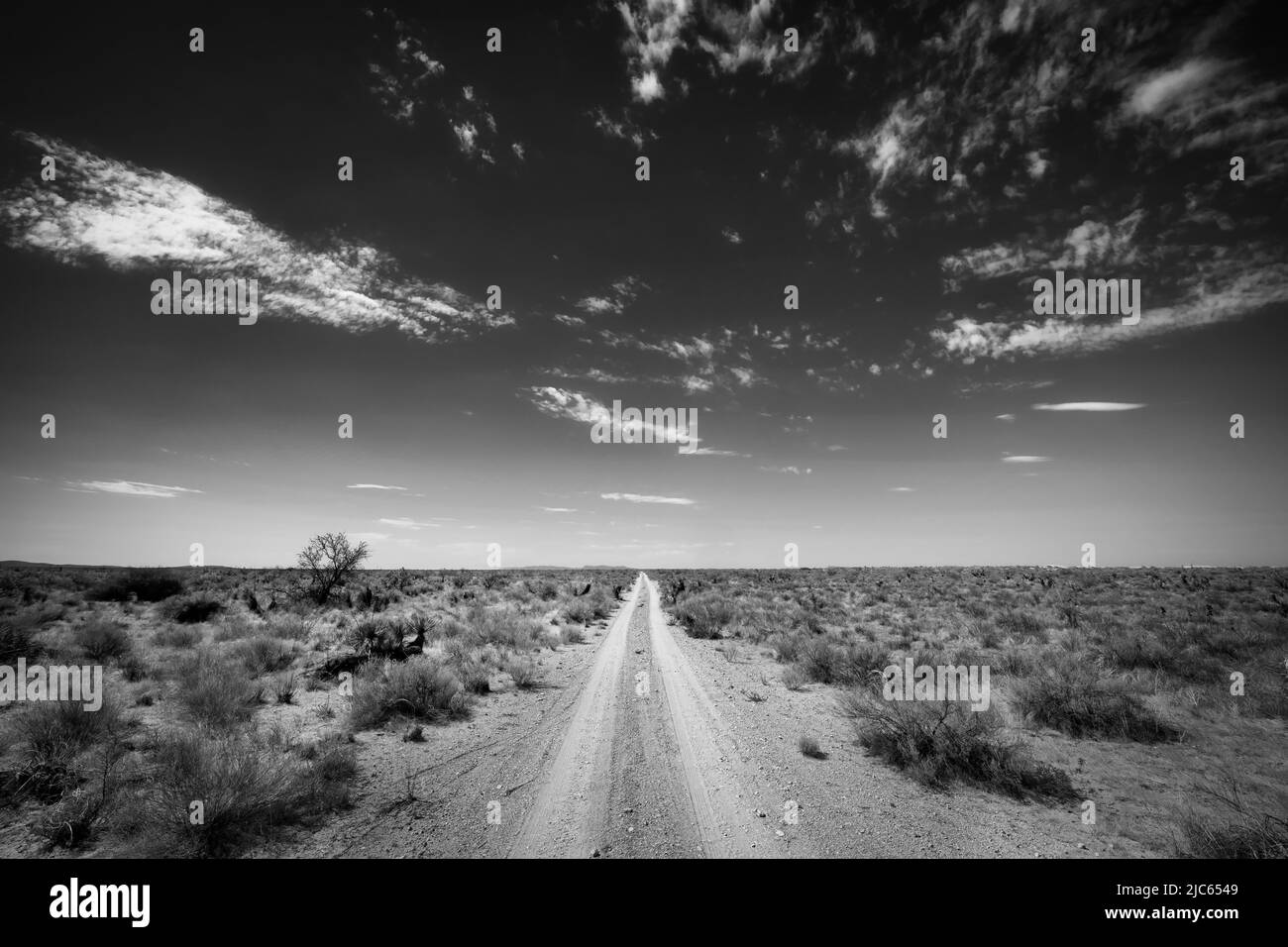 Dirt road texas Black and White Stock Photos & Images - Alamy