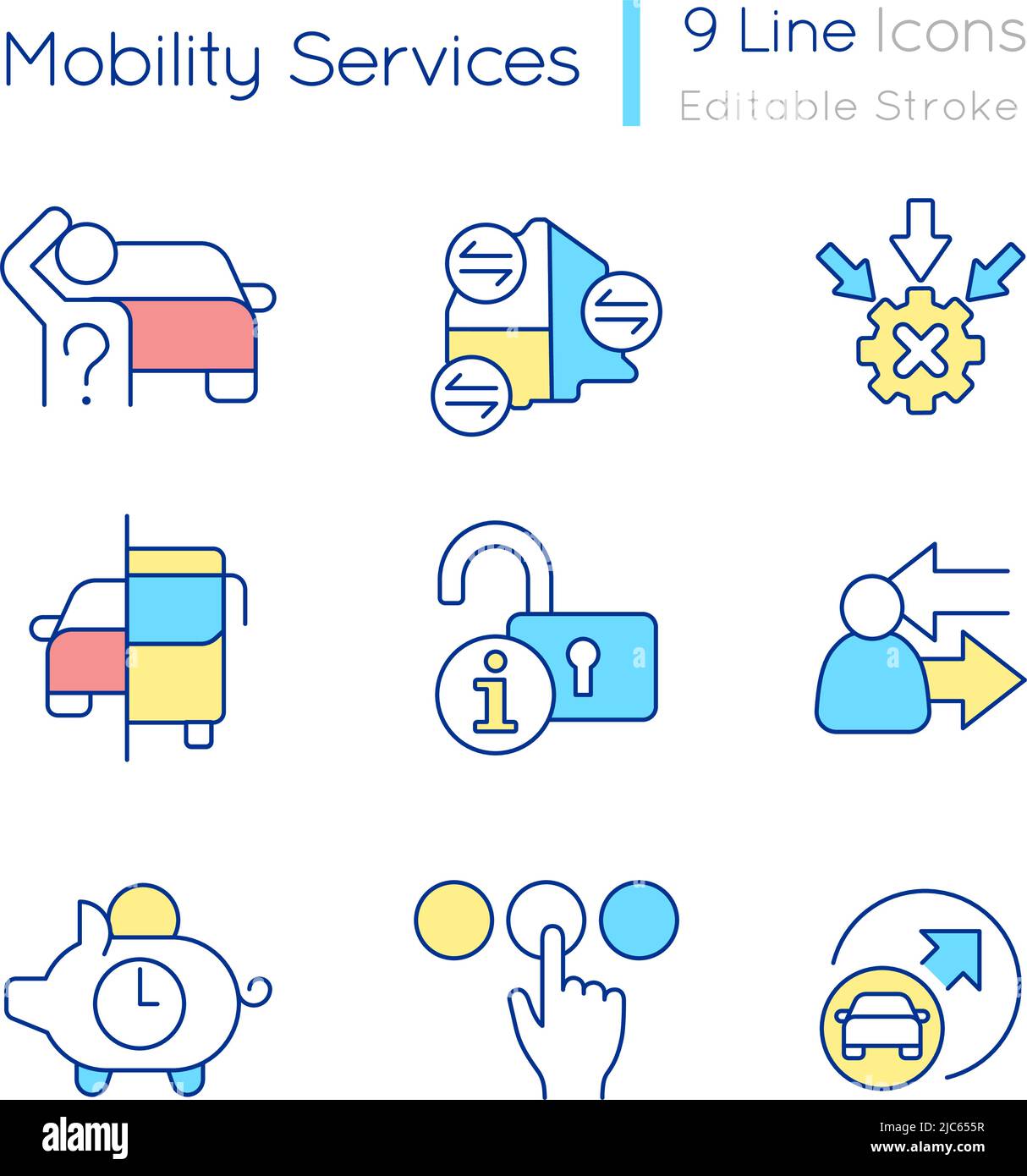 Public mobility app Cut Out Stock Images & Pictures - Alamy