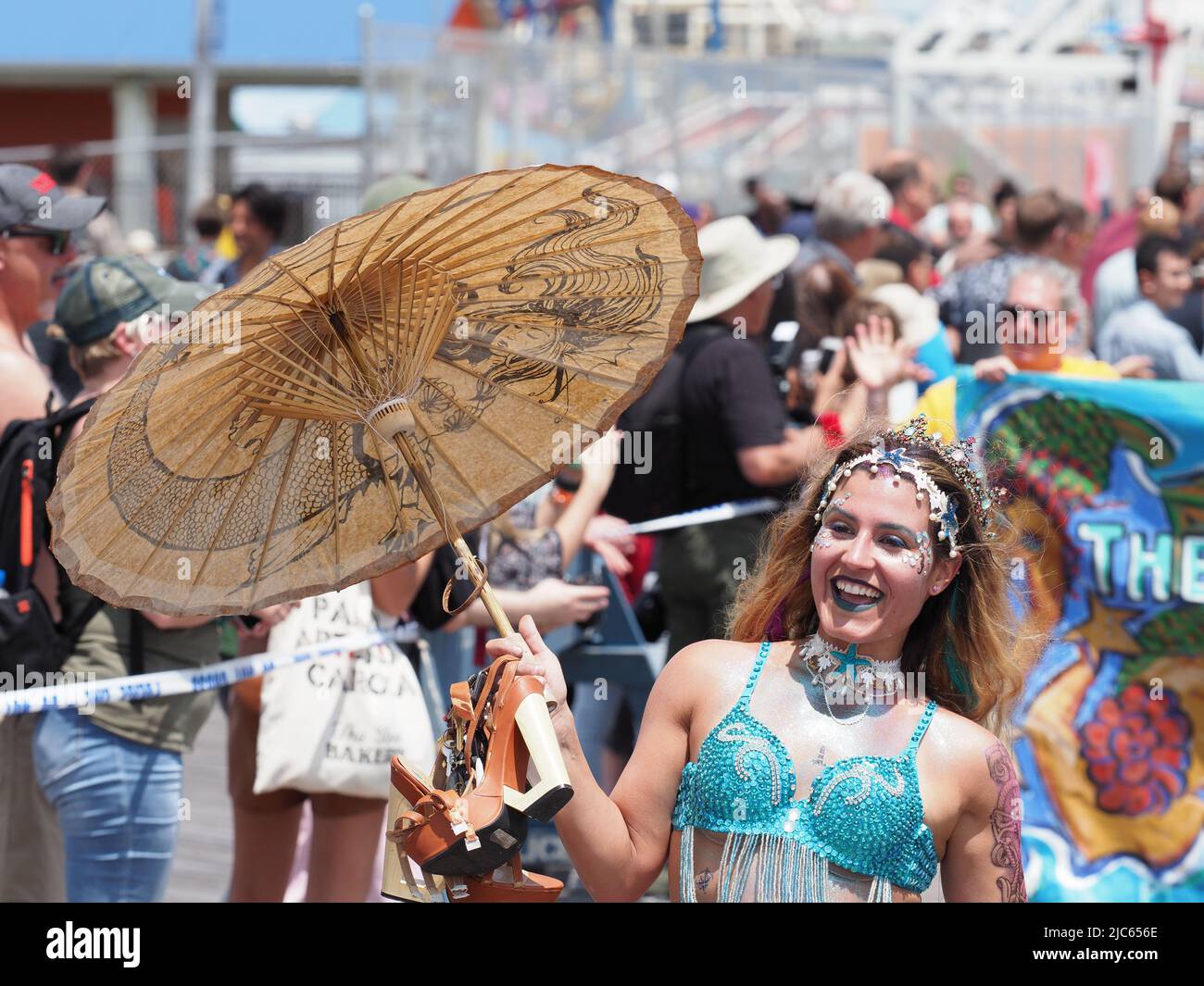 2019 edition of the Coney Island Mermaid Parade Stock Photo - Alamy